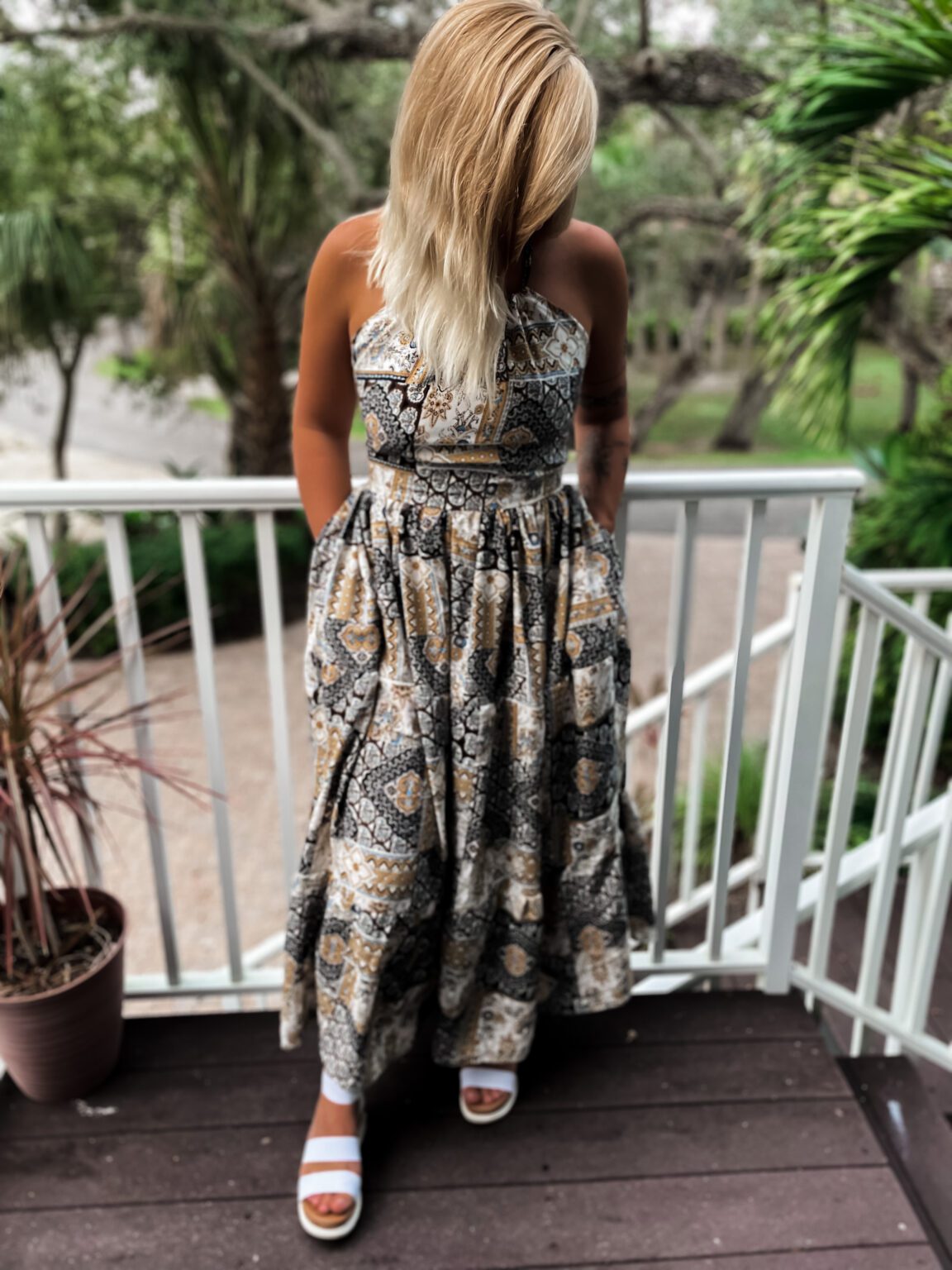 Tiered Maxi Dress Sewing Pattern | Free Maxi Dress Pattern