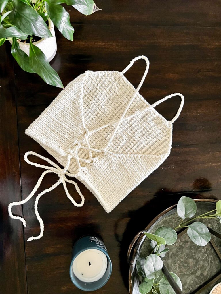 Knit Crop Top Pattern | Free Crop Top Knitting Pattern