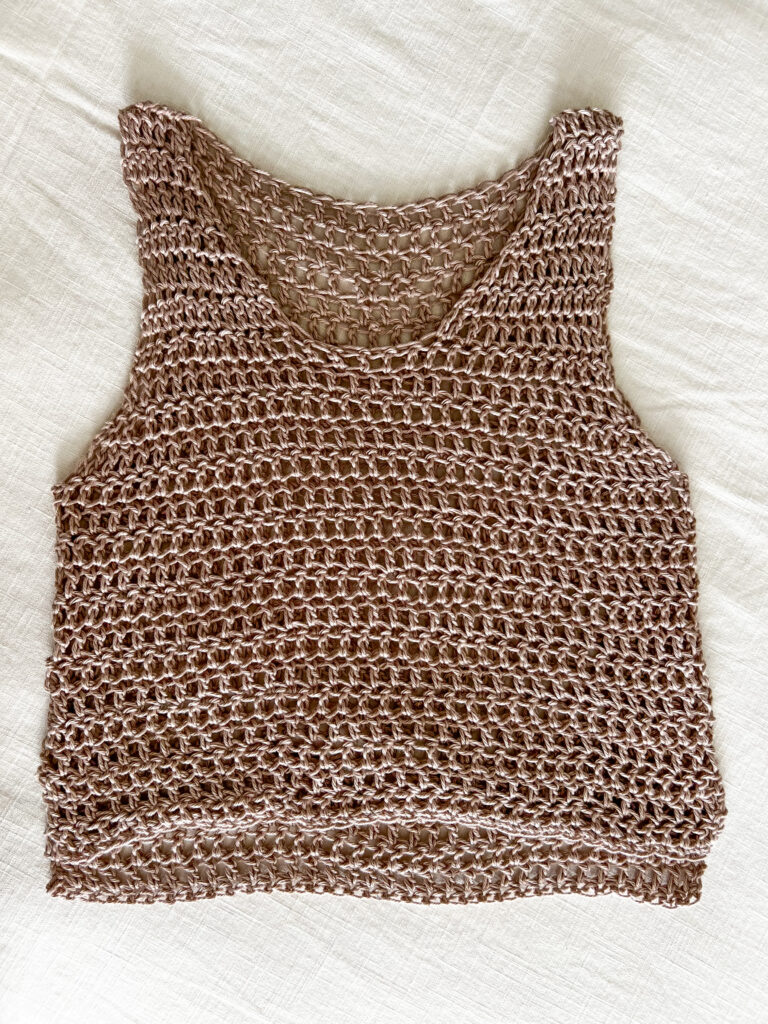 Simple Crochet Tank Top Pattern | DIY Crochet Top